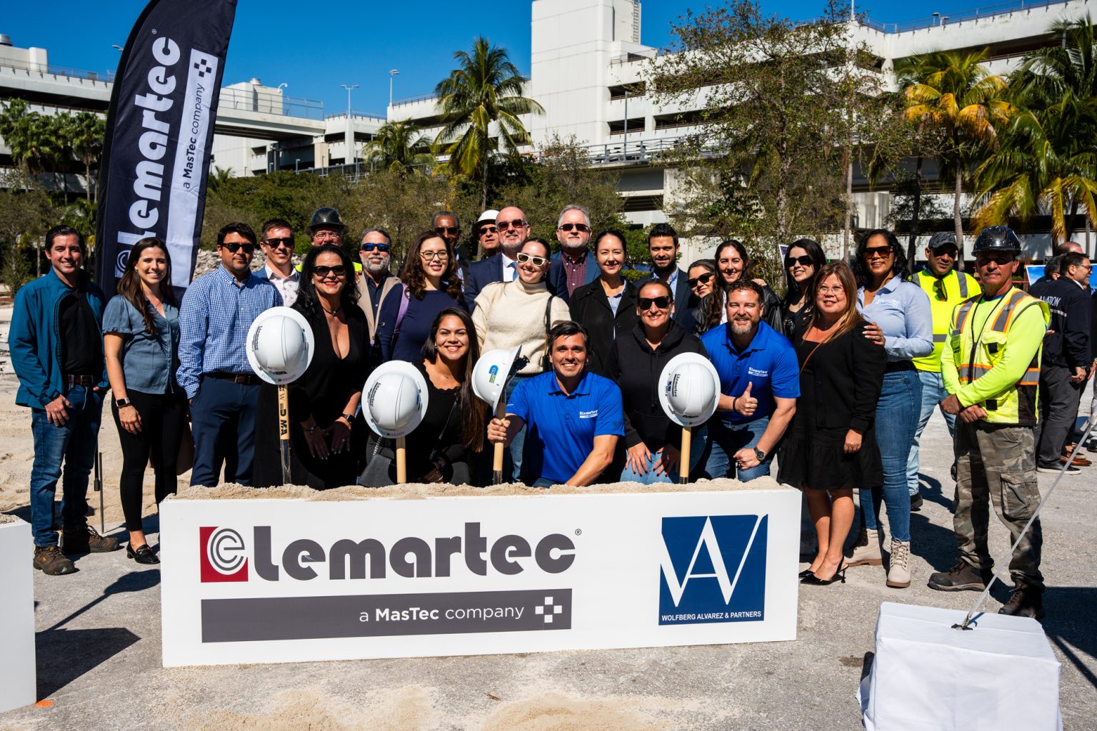 Lemartec breaks ground at MIA Park 6 Parking Garage – Lemartec